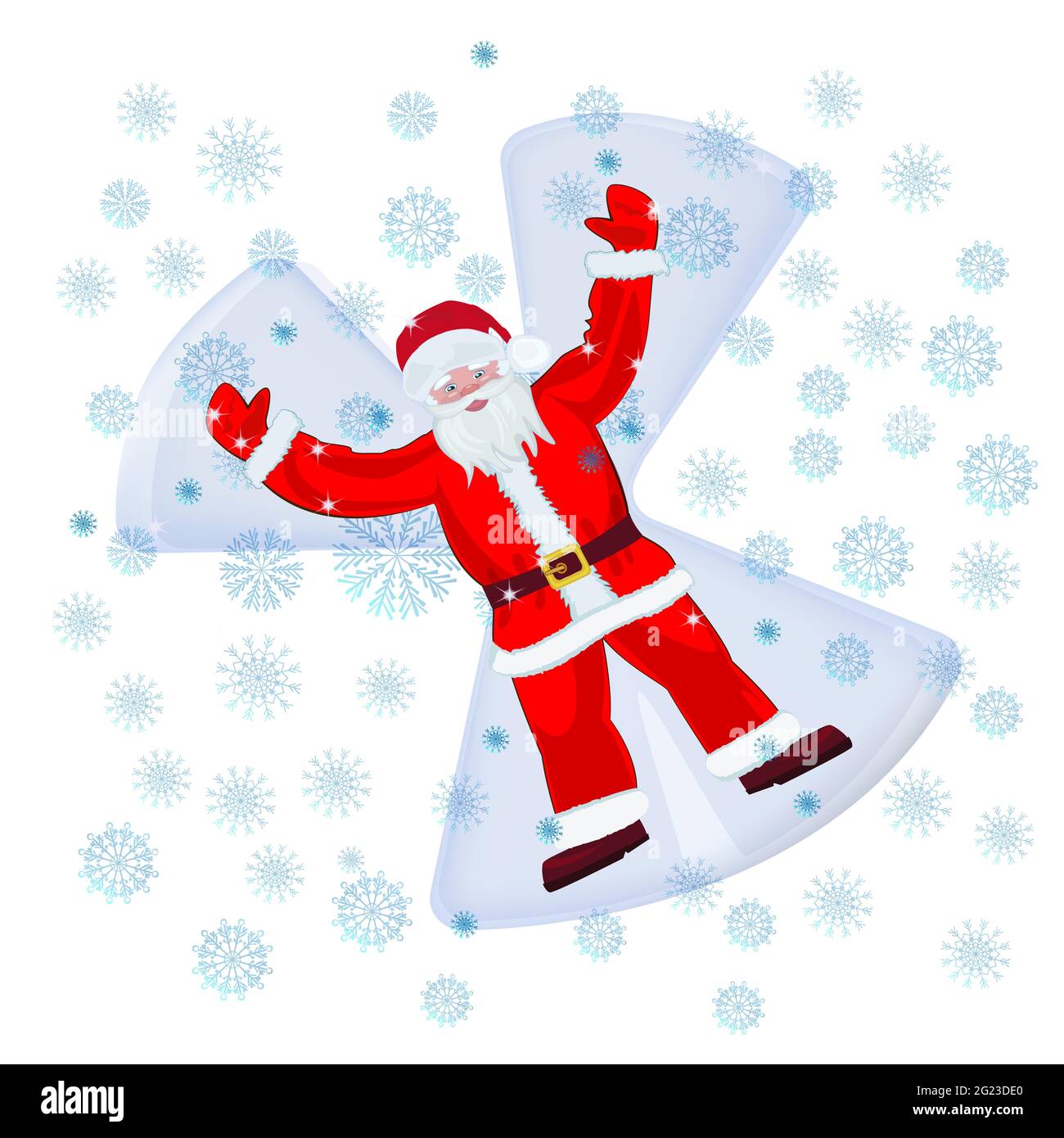 Winter lots snow in Stock Vector Images - Alamy