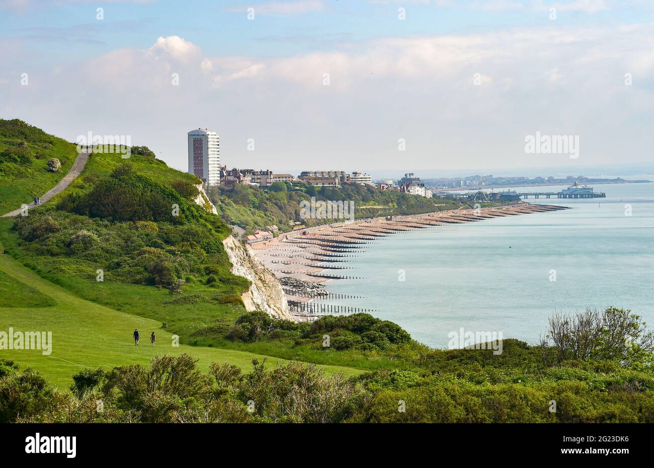 Eastbourne beach beaches hi-res stock photography and images - Alamy