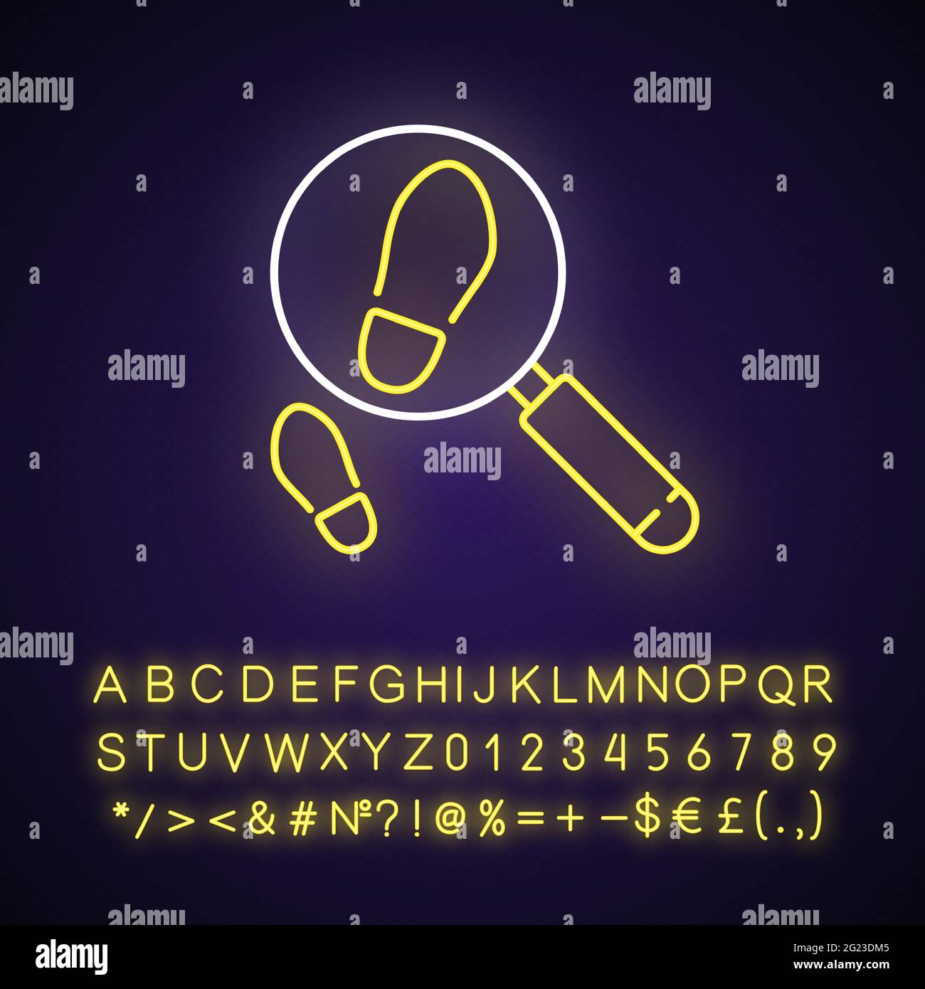 Light footsteps Stock Vector Images - Alamy