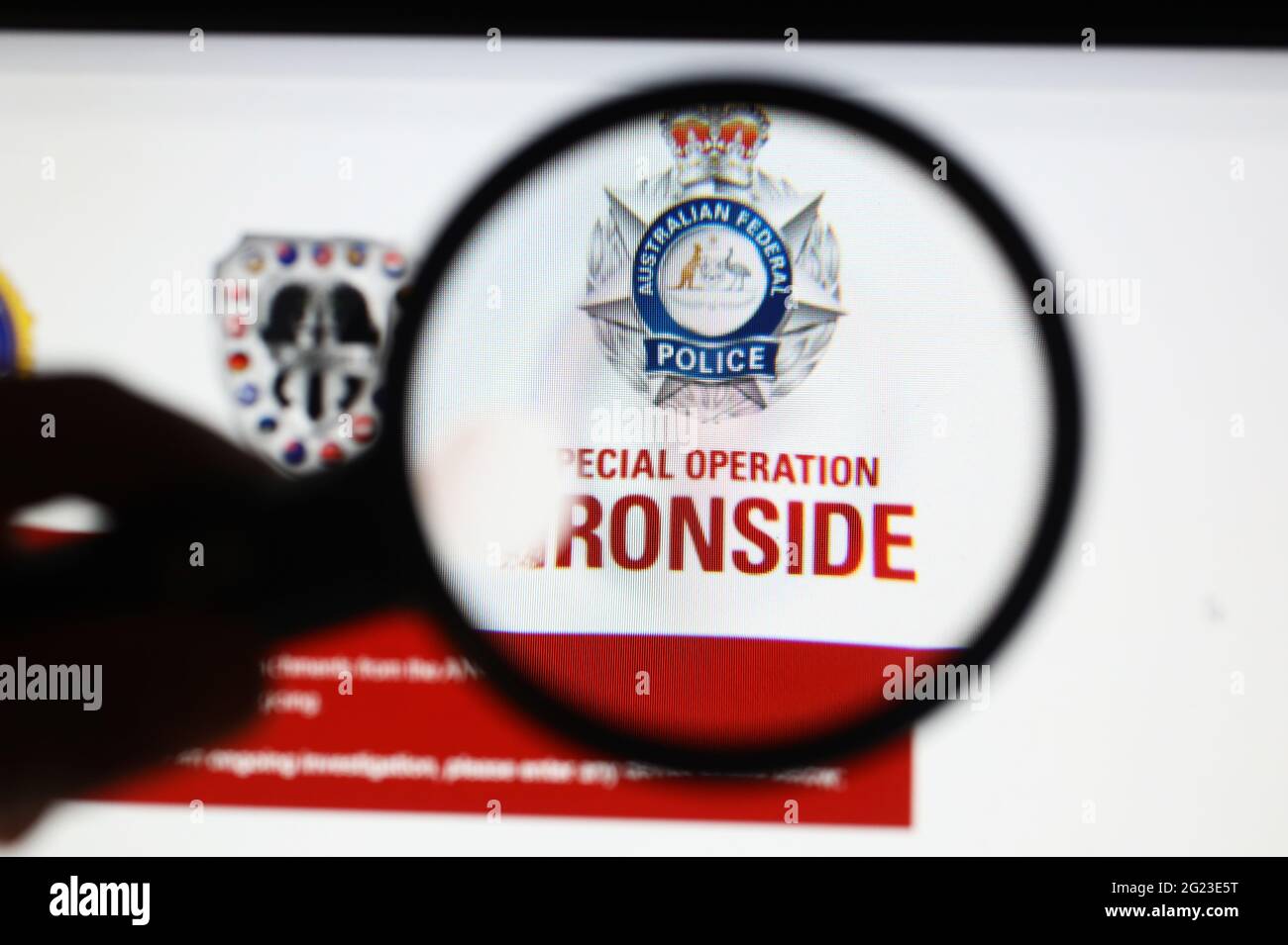 Australian federal police signs hi-res stock photography and images - Alamy