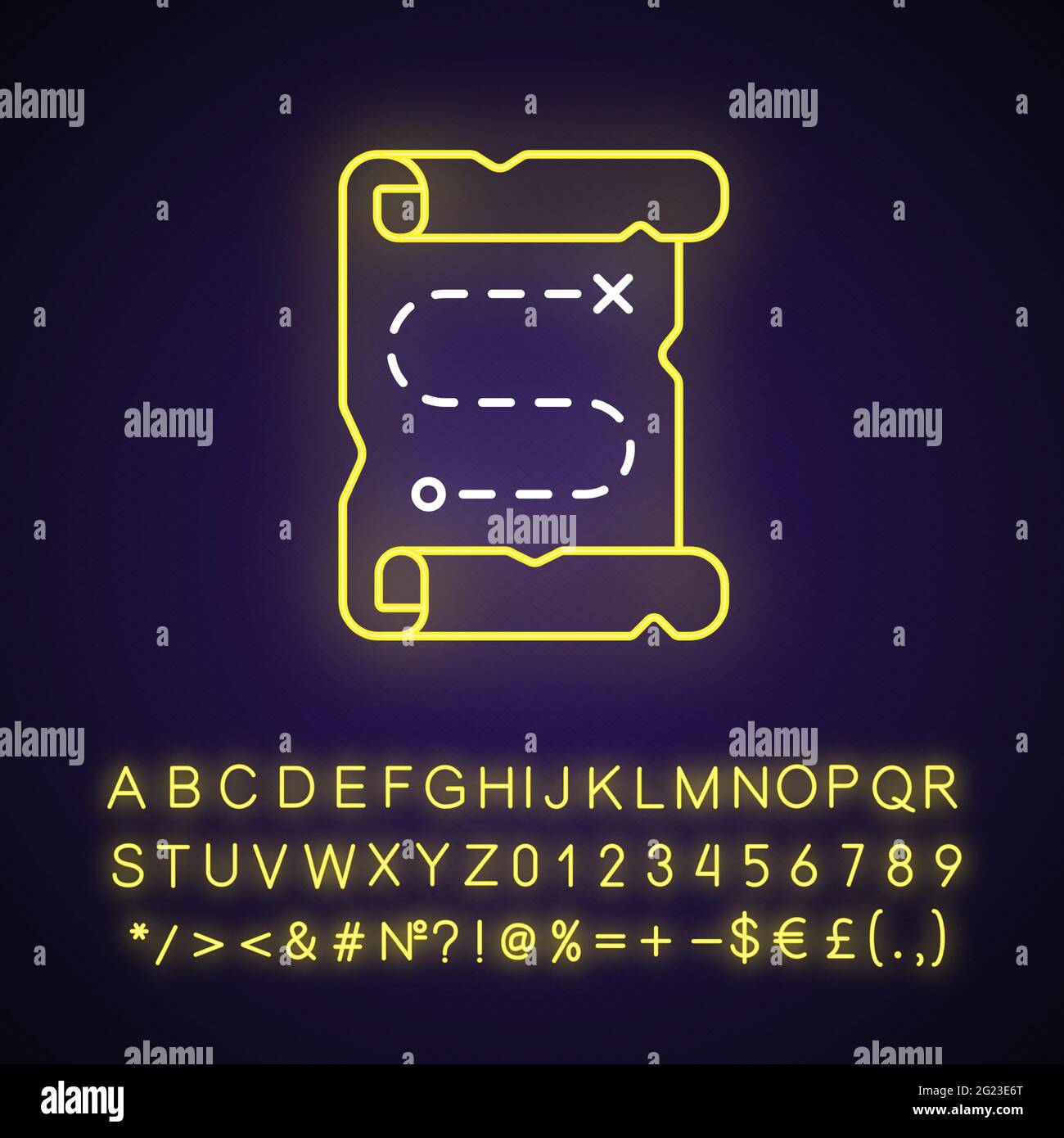 Exploration route map Stock Vector Images - Alamy