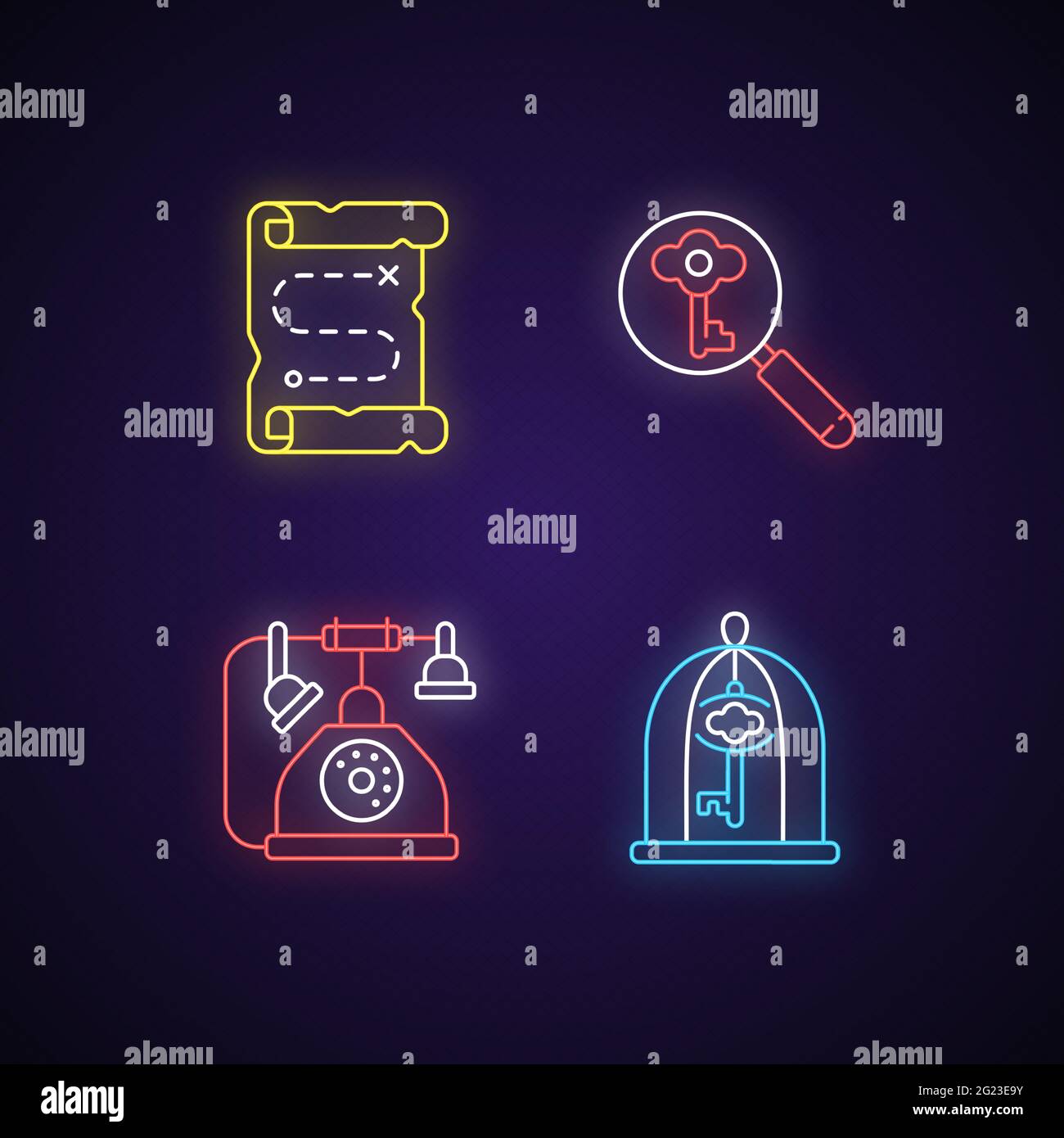 Escape room puzzle solving Stock Vector Images - Alamy