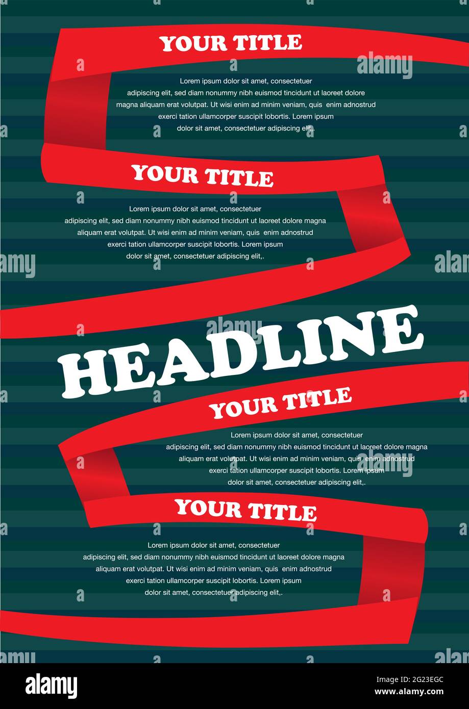 Colorful Paper folding Vector Layout Design Template with area for ...