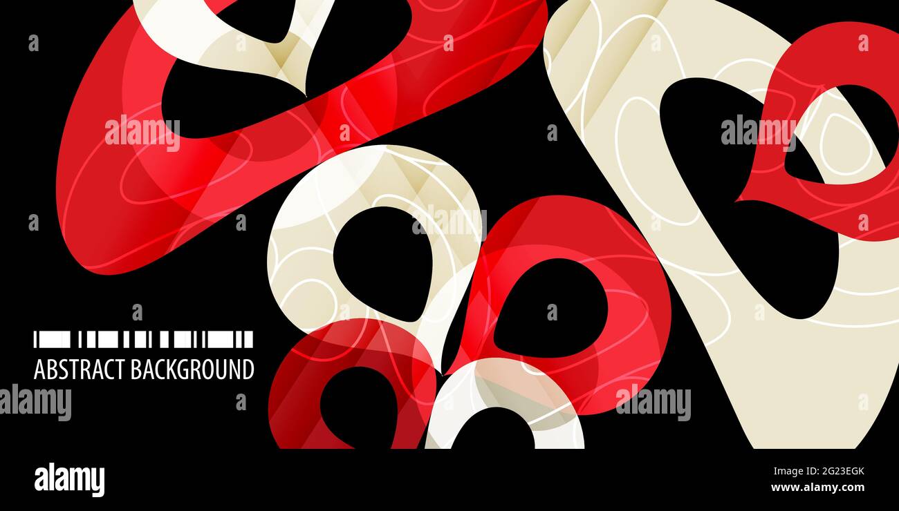 Abstract colorful background template with blended multiple discrete ...