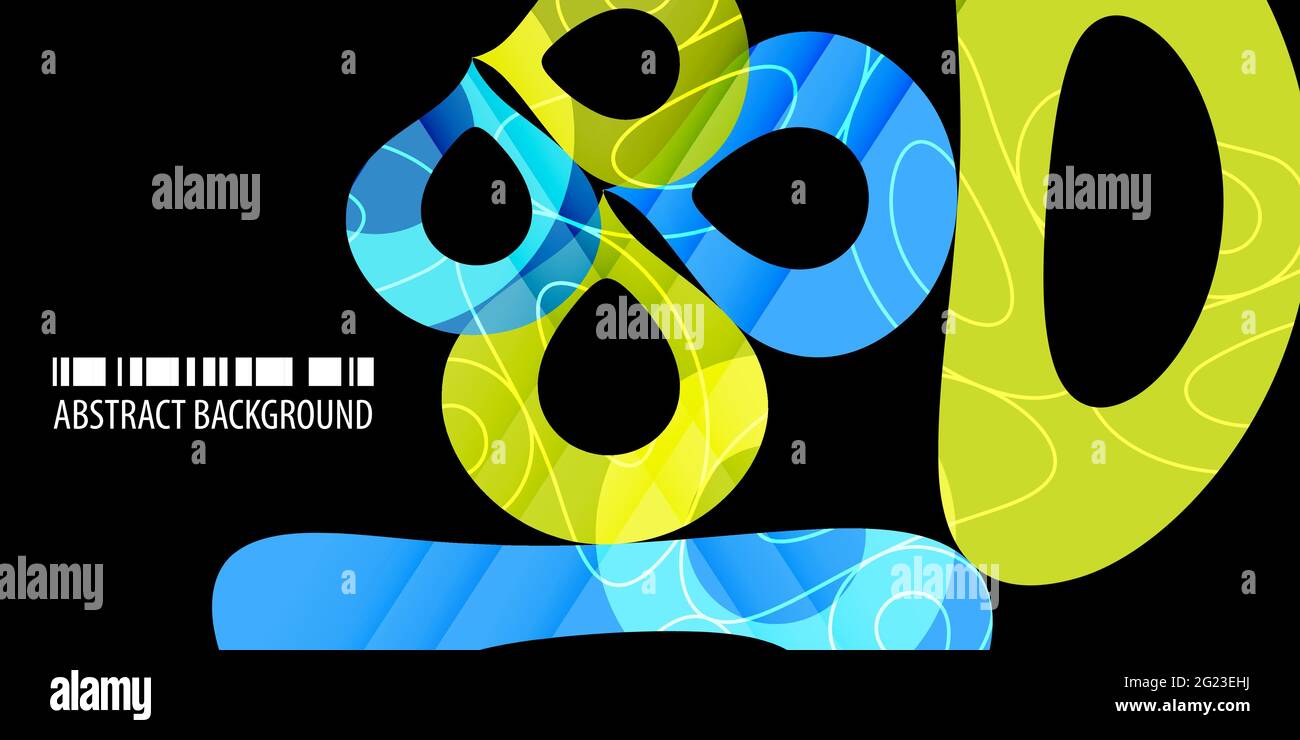 Abstract colorful background template with blended multiple discrete ...