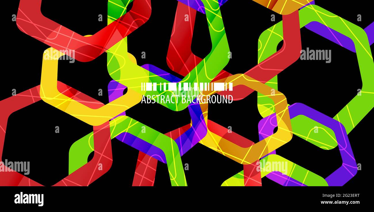 Abstract colorful background template with blended multiple discrete ...