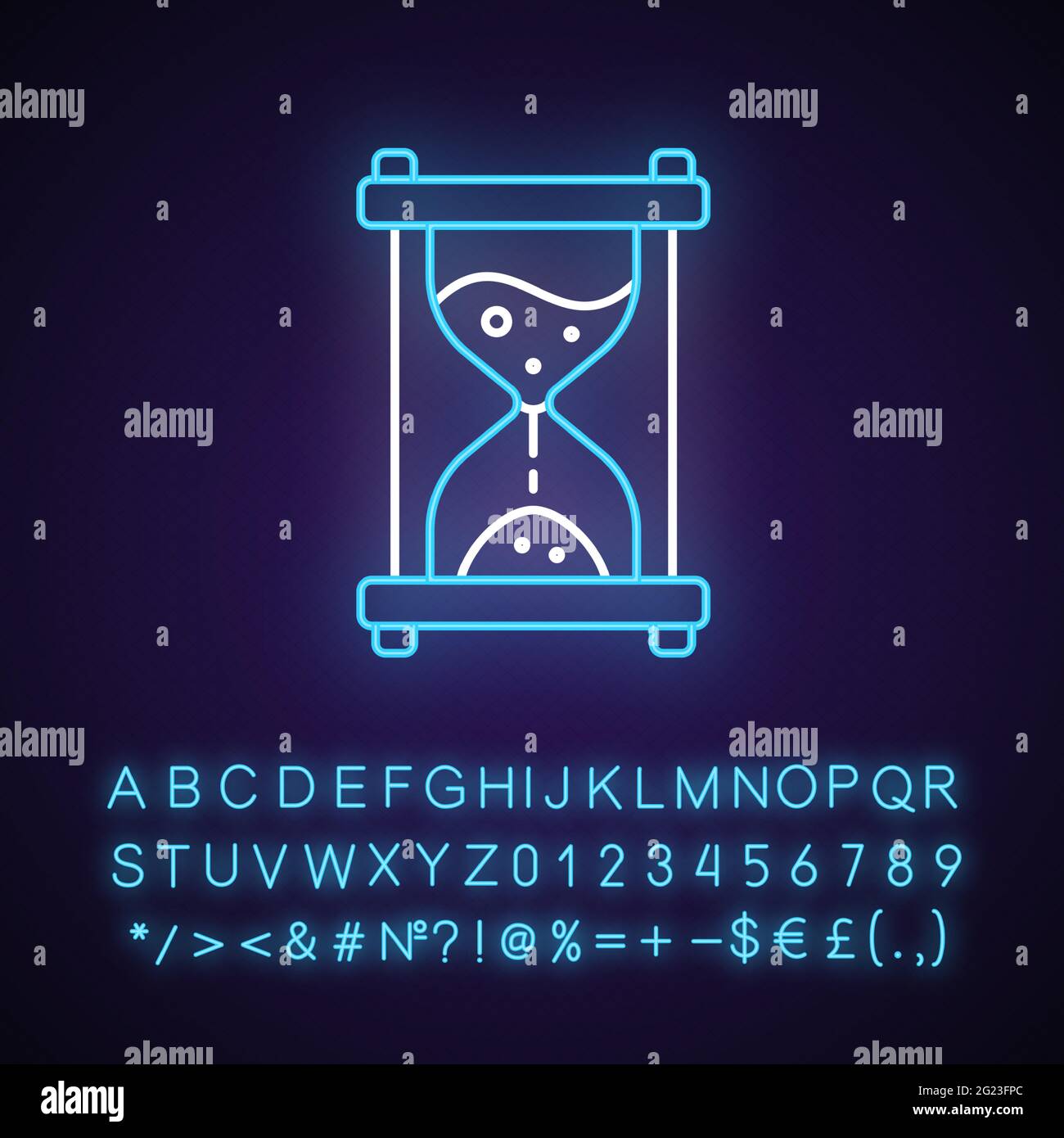 Glass timer Stock Vector Images - Alamy