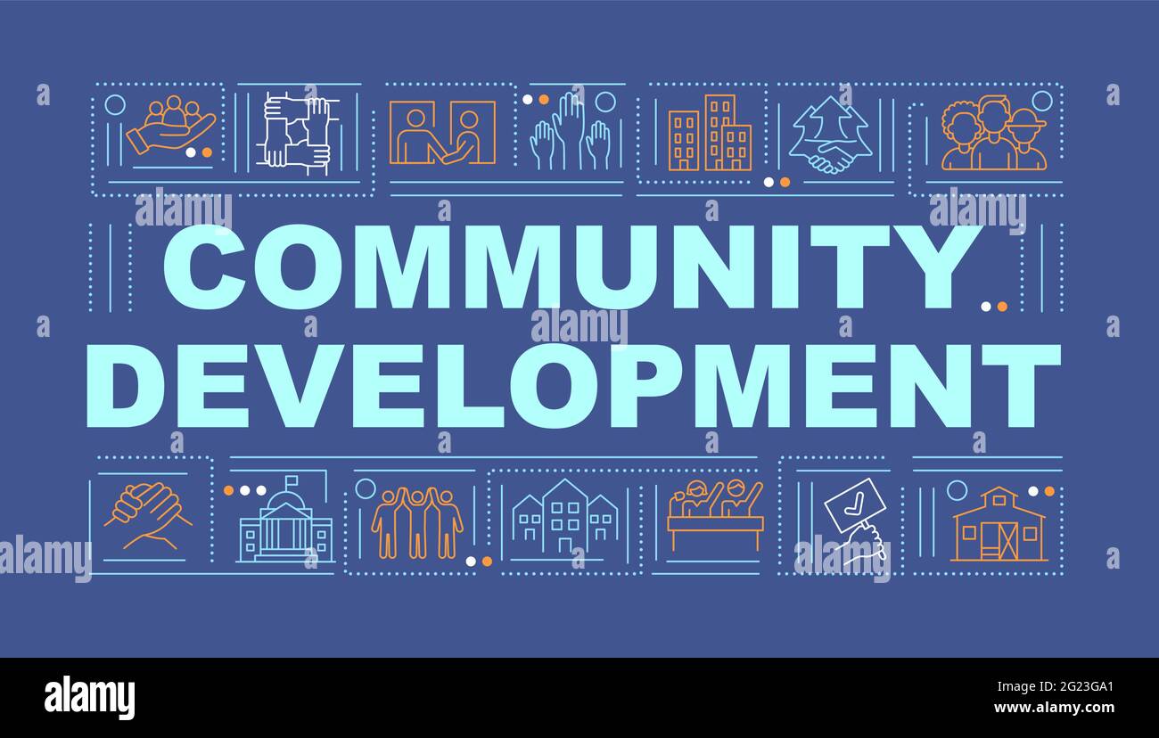 Community development word concepts banner Stock Vector Image & Art - Alamy