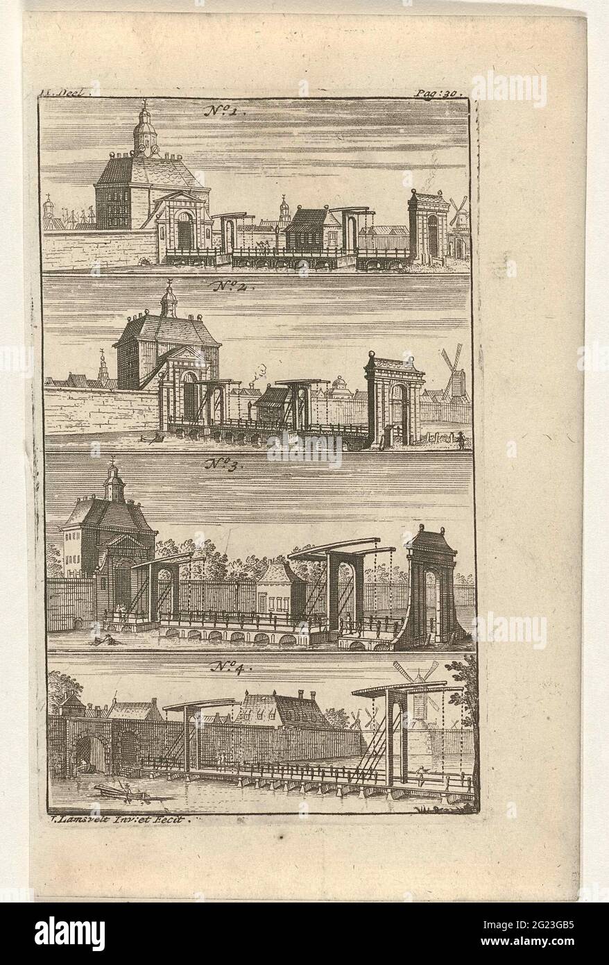 Four different gates in Amsterdam. Four numbered gates in Amsterdam ...
