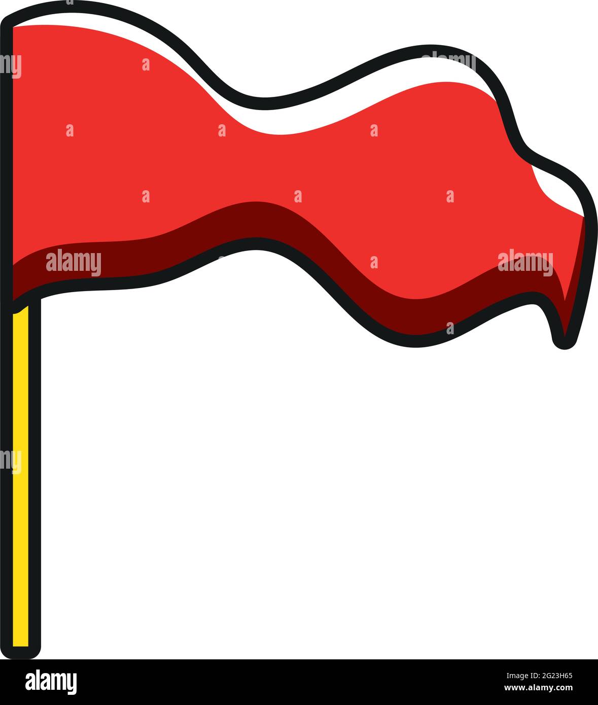 red flag marker Stock Vector Image & Art - Alamy