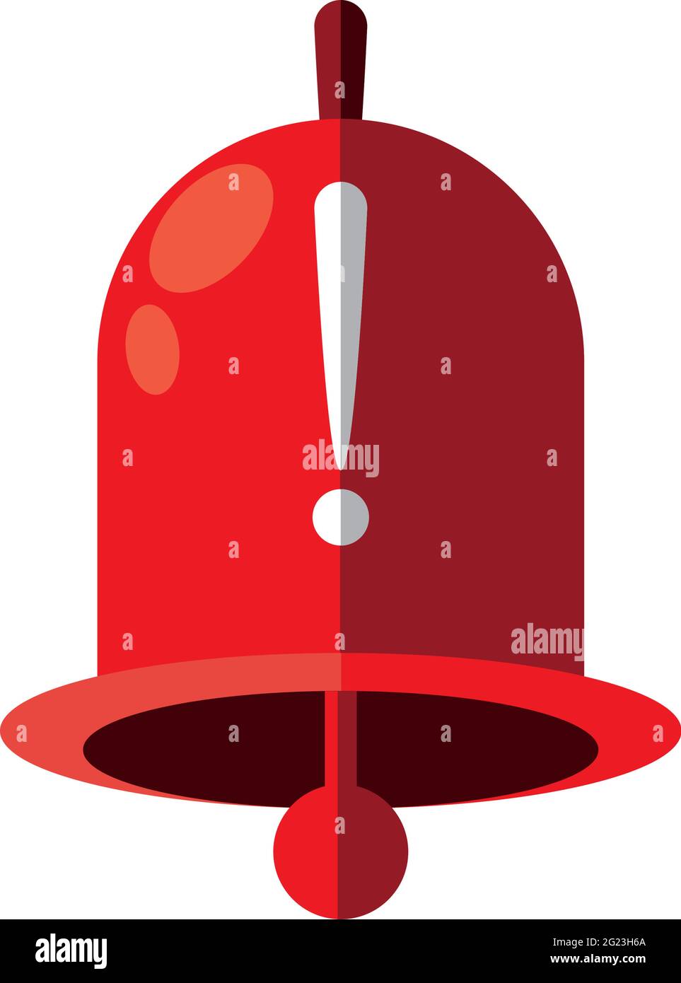 caution bell alert Stock Vector Image & Art - Alamy