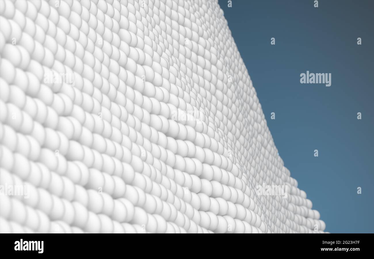 Cell membrane with blue background, 3d rendering. Computer digital ...