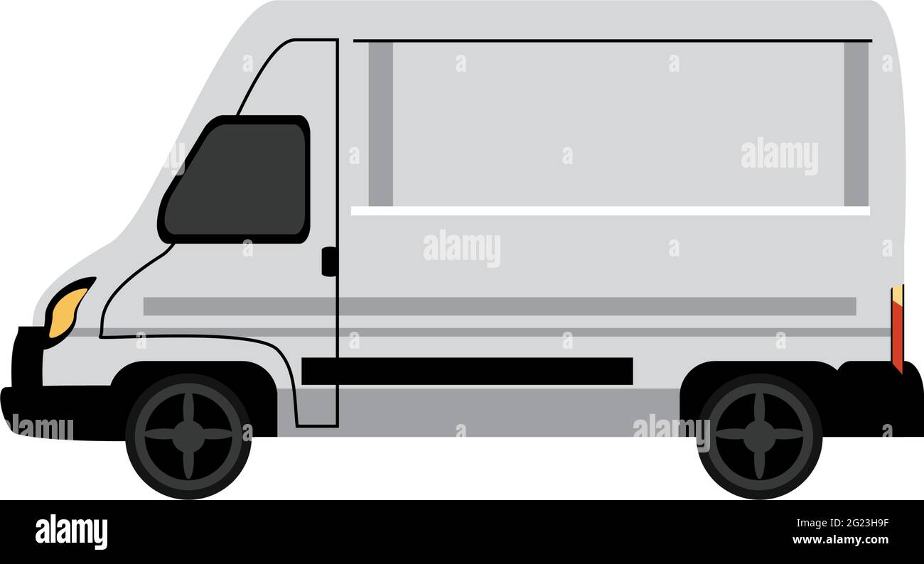 delivery van transport Stock Vector Image & Art - Alamy