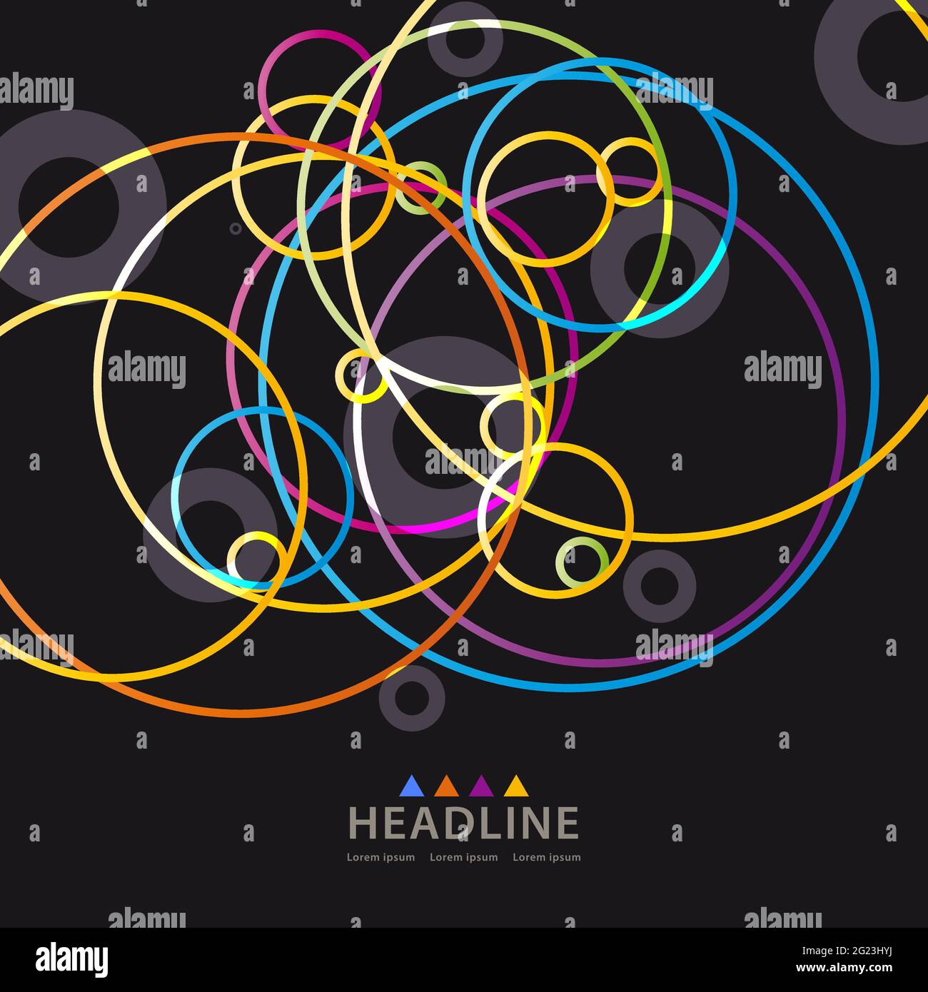 Brochure header colorful layout background template design Stock Vector ...