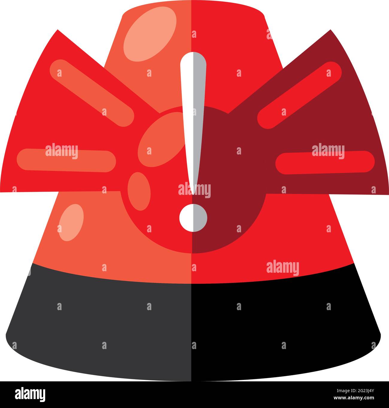 light alert caution Stock Vector Image & Art - Alamy