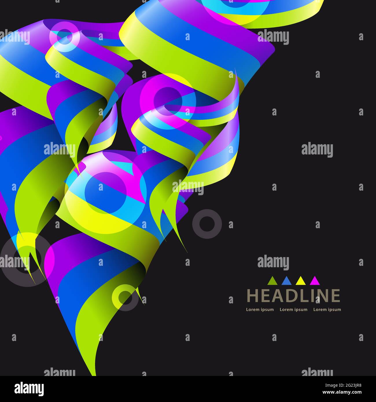 Brochure header colorful layout background template design Stock Vector ...