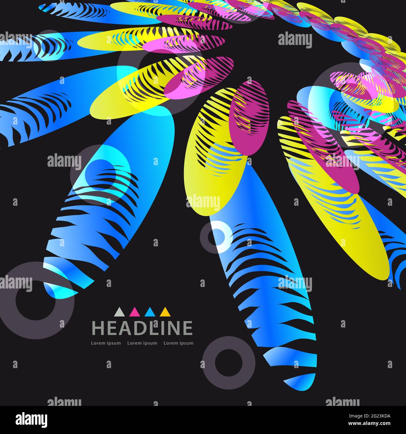 Brochure header colorful layout background template design Stock Vector ...