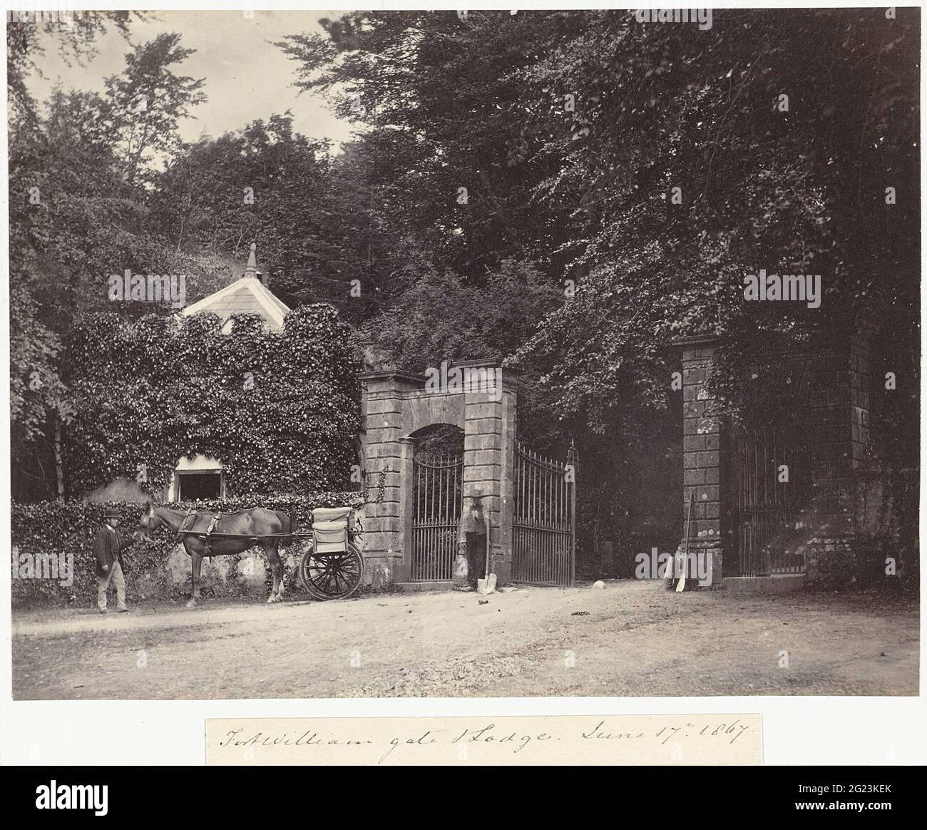 Access gate from a country house in Fort William; Fort William. Gate ...