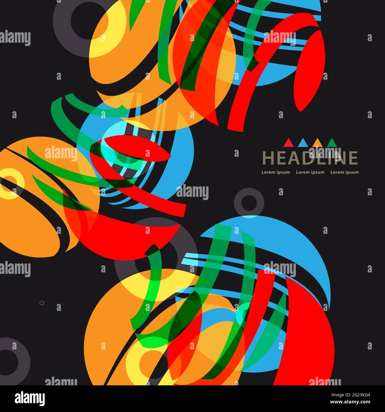 Brochure header colorful layout background template design Stock Vector ...