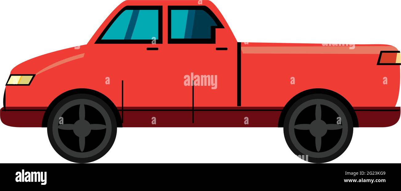 pickup truck transport Stock Vector Image & Art - Alamy