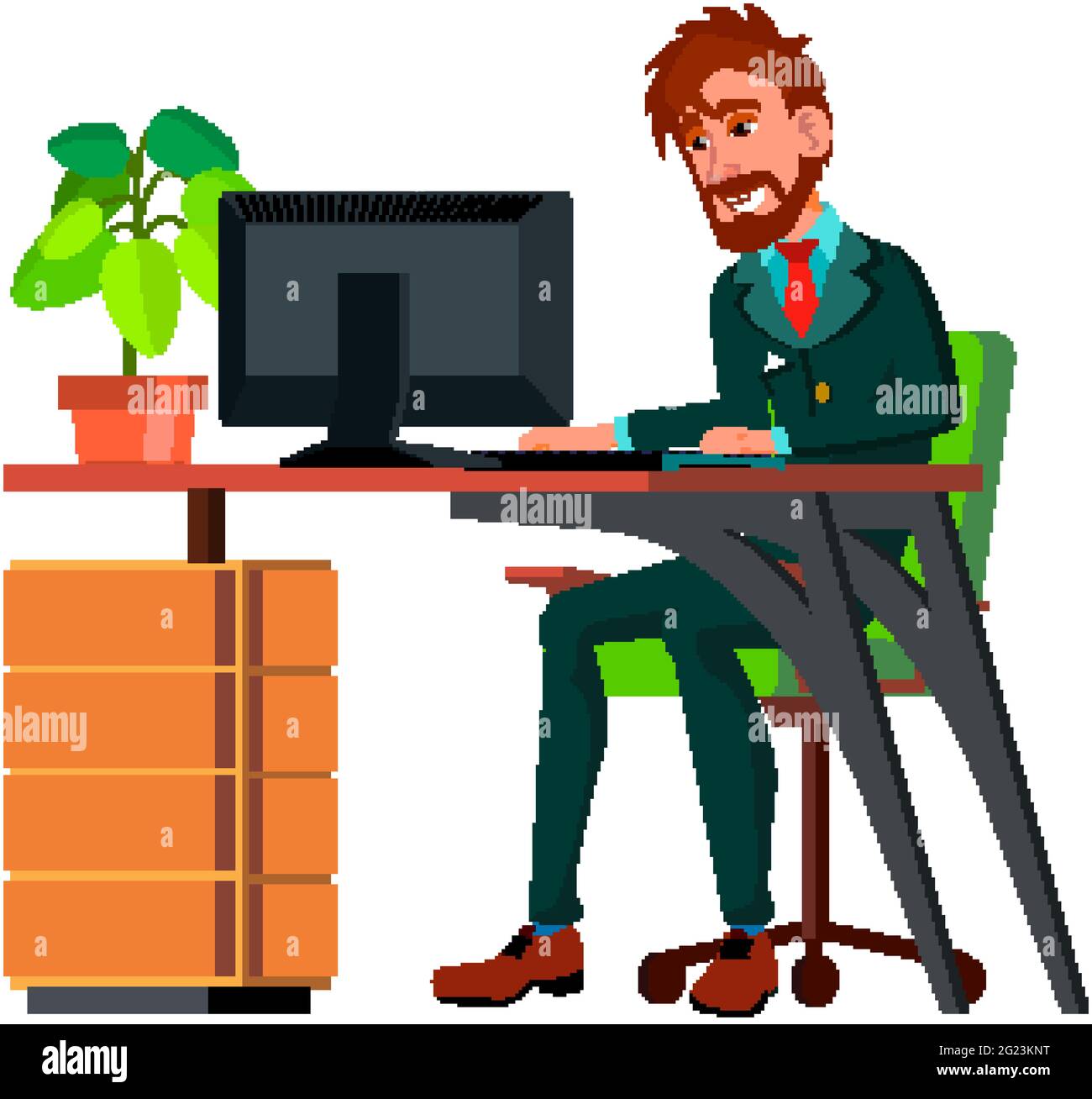 Searching Internet Cartoon