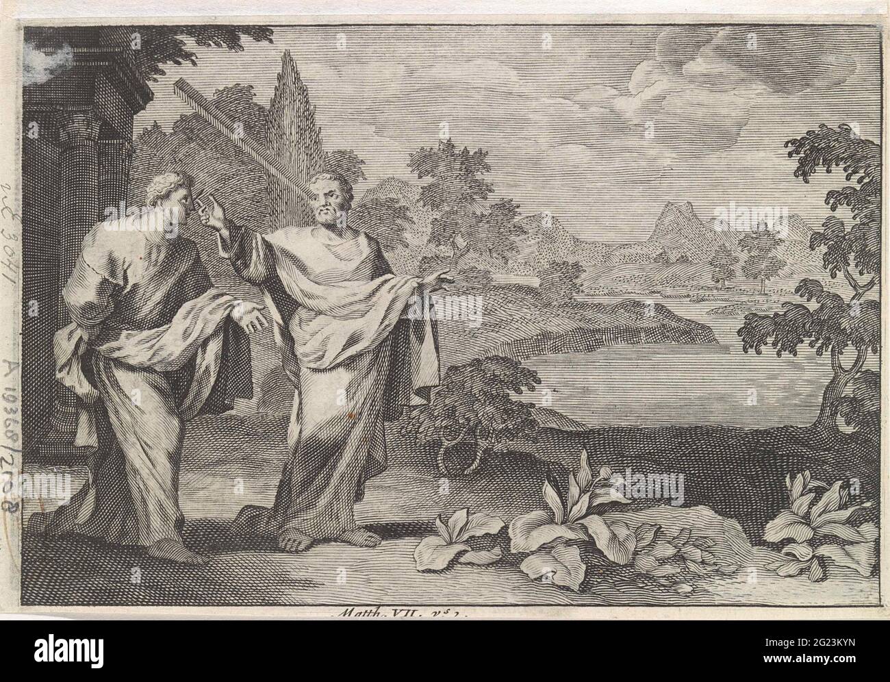 Parable of the splinter and the beam Stock Photo - Alamy