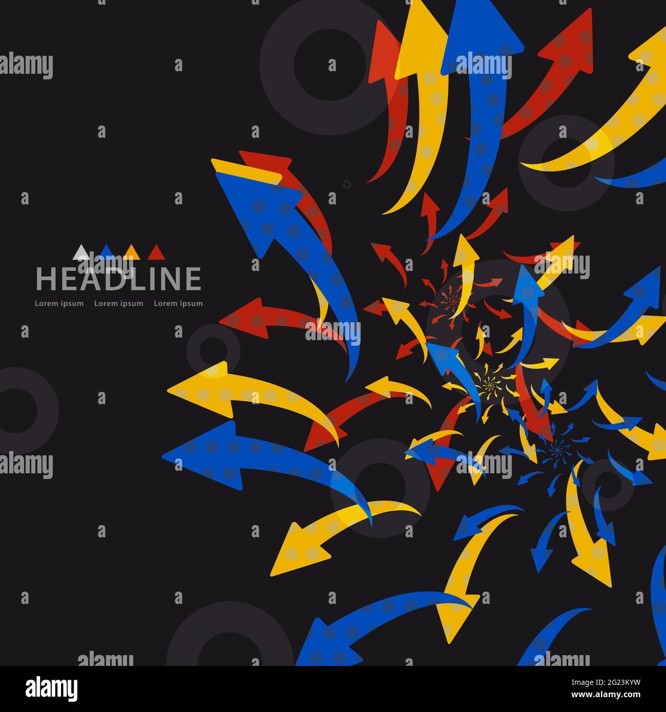 Brochure header colorful layout background template design Stock Vector ...