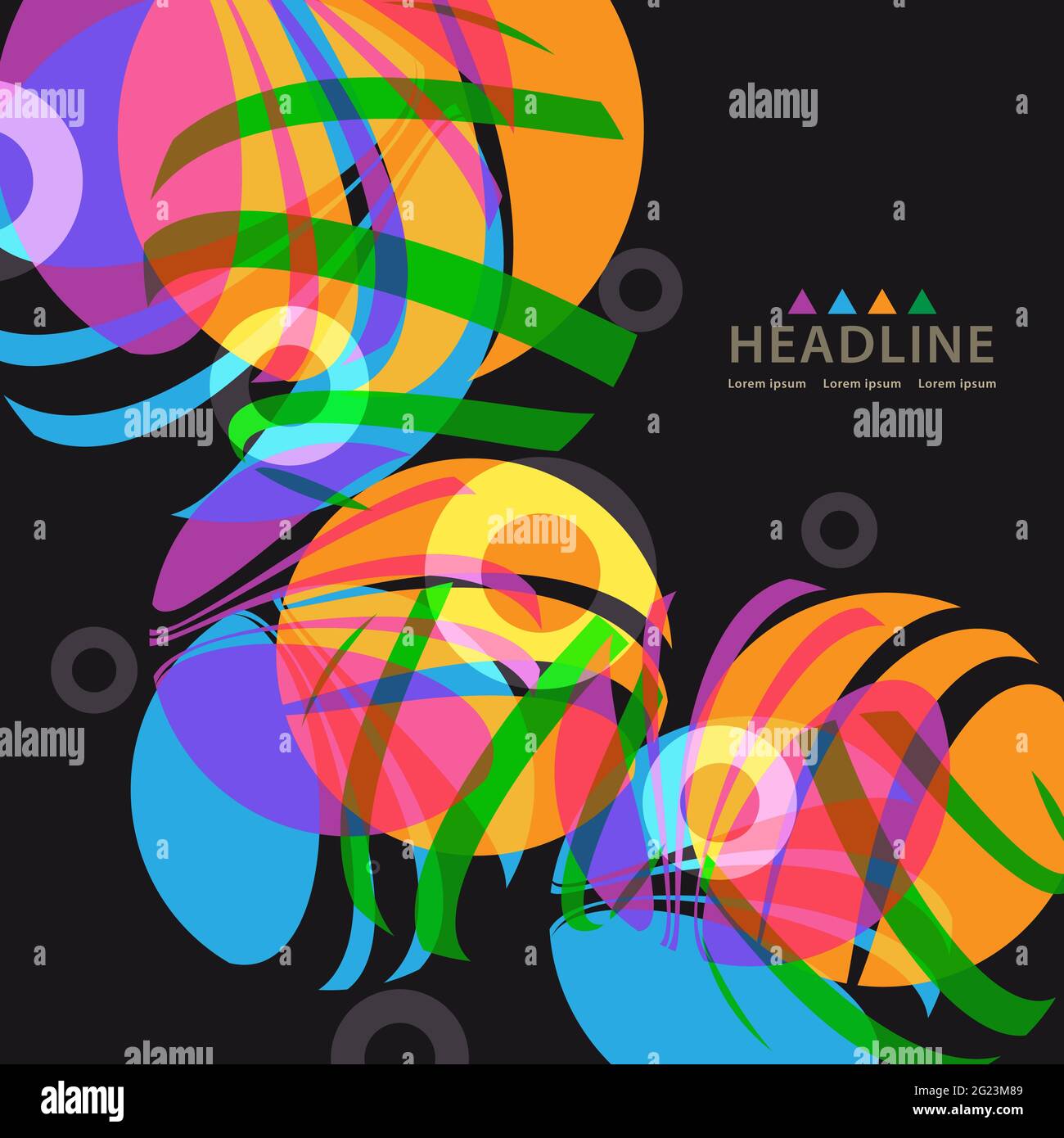 Brochure header colorful layout background template design Stock Vector ...