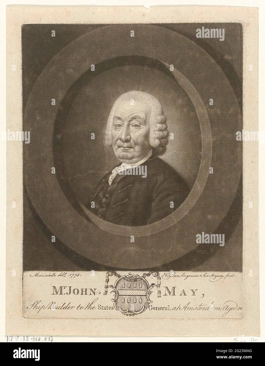 Portrait of John May Stock Photo - Alamy