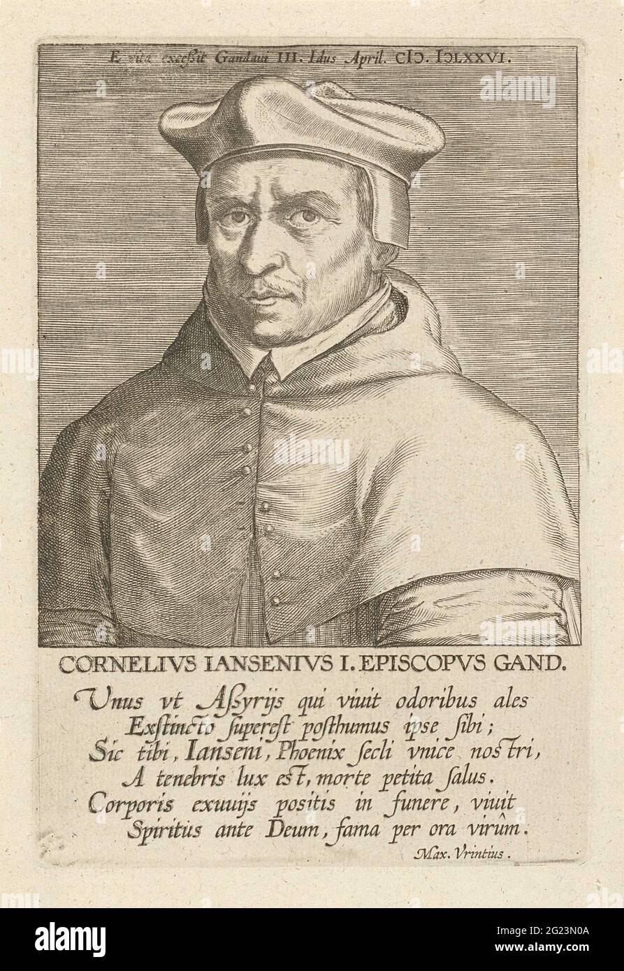 Portrait of Cornelius Jansenius; Cornelivs Iansenivs; Known writers ...