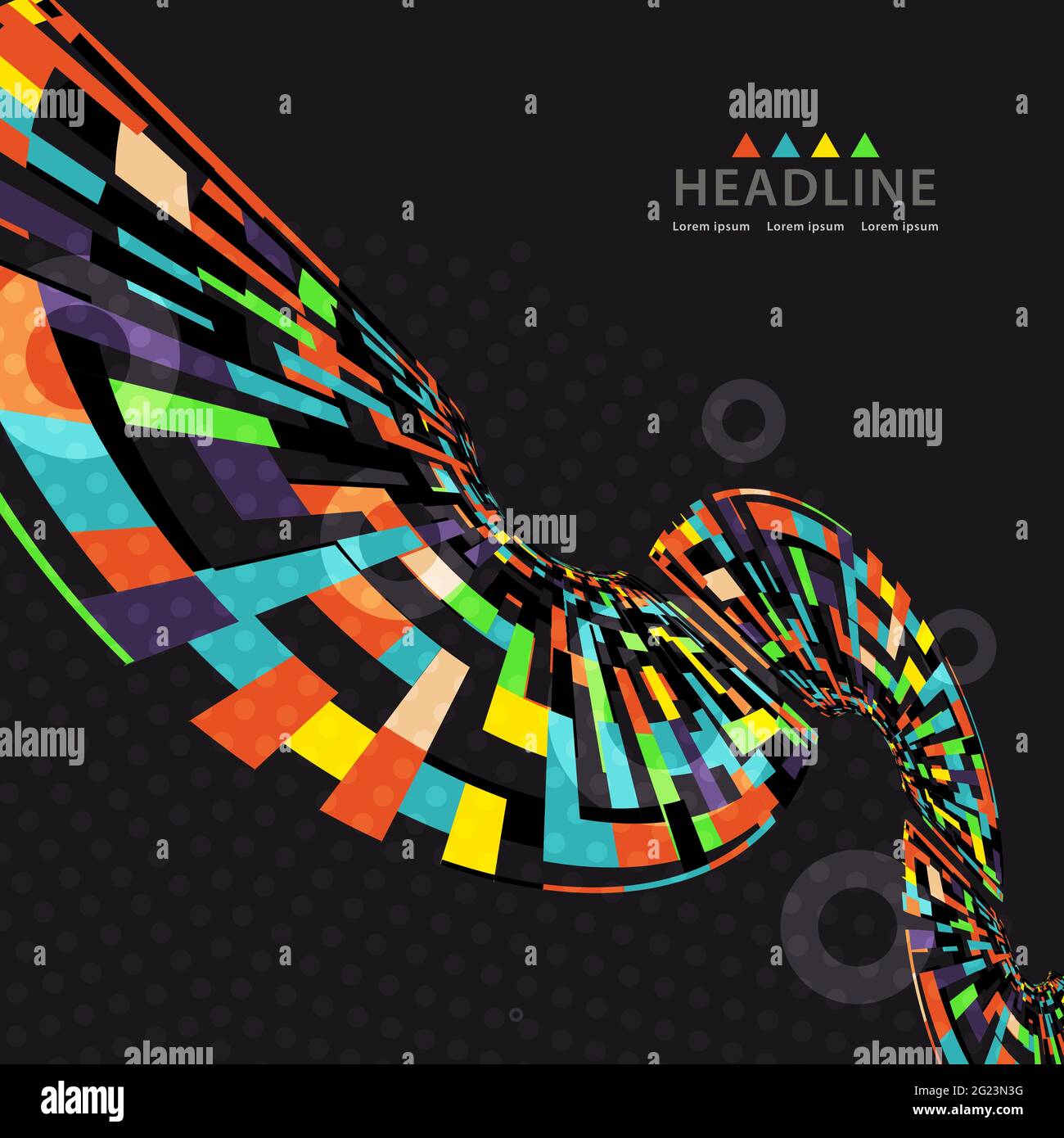 Brochure header colorful layout background template design Stock Vector ...