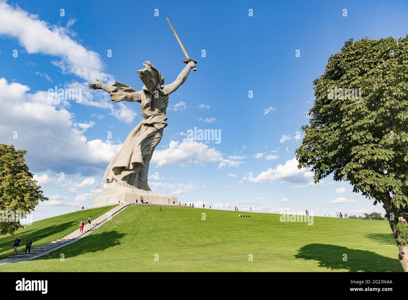VOLGOGRAD, RUSSIA - AUGUST 16, 2020: The Grieving Mother and Motherland ...