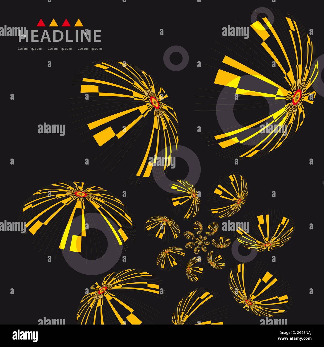 Brochure header colorful layout background template design Stock Vector ...