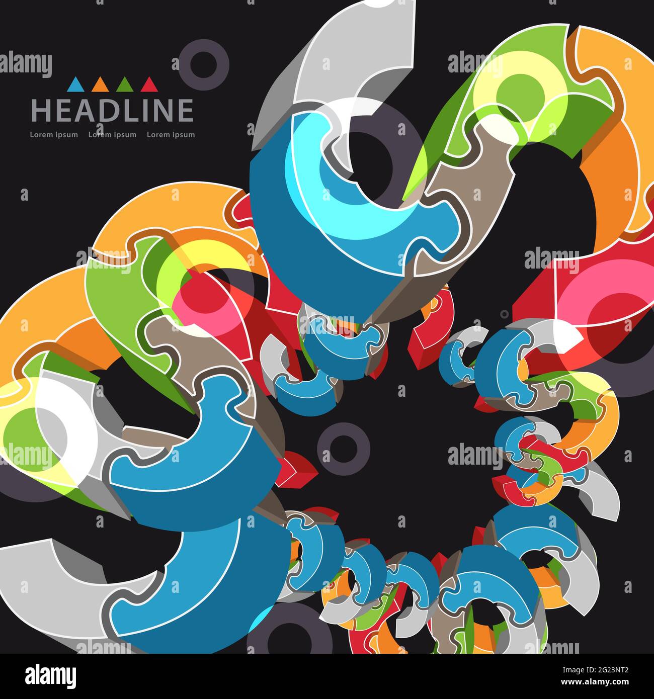 Brochure header colorful layout background template design Stock Vector ...