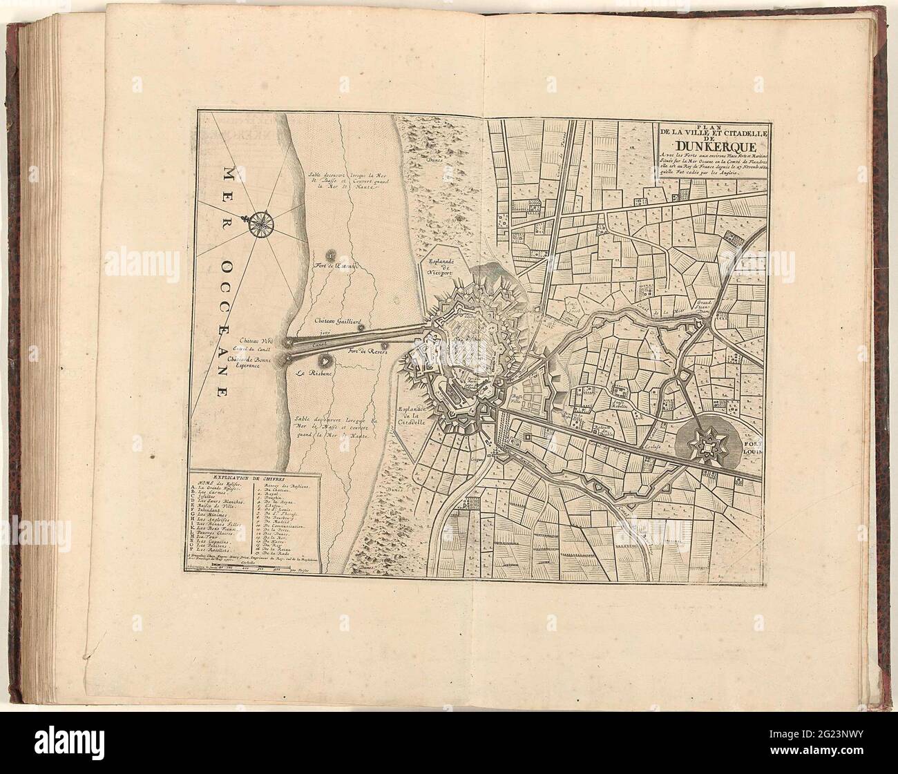 Plan de la ville et citadelle de dunkerque hi-res stock photography and ...