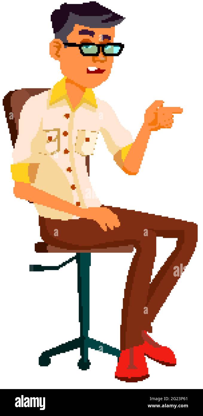 bored korean guy explaining job responsibilities in office cartoon ...