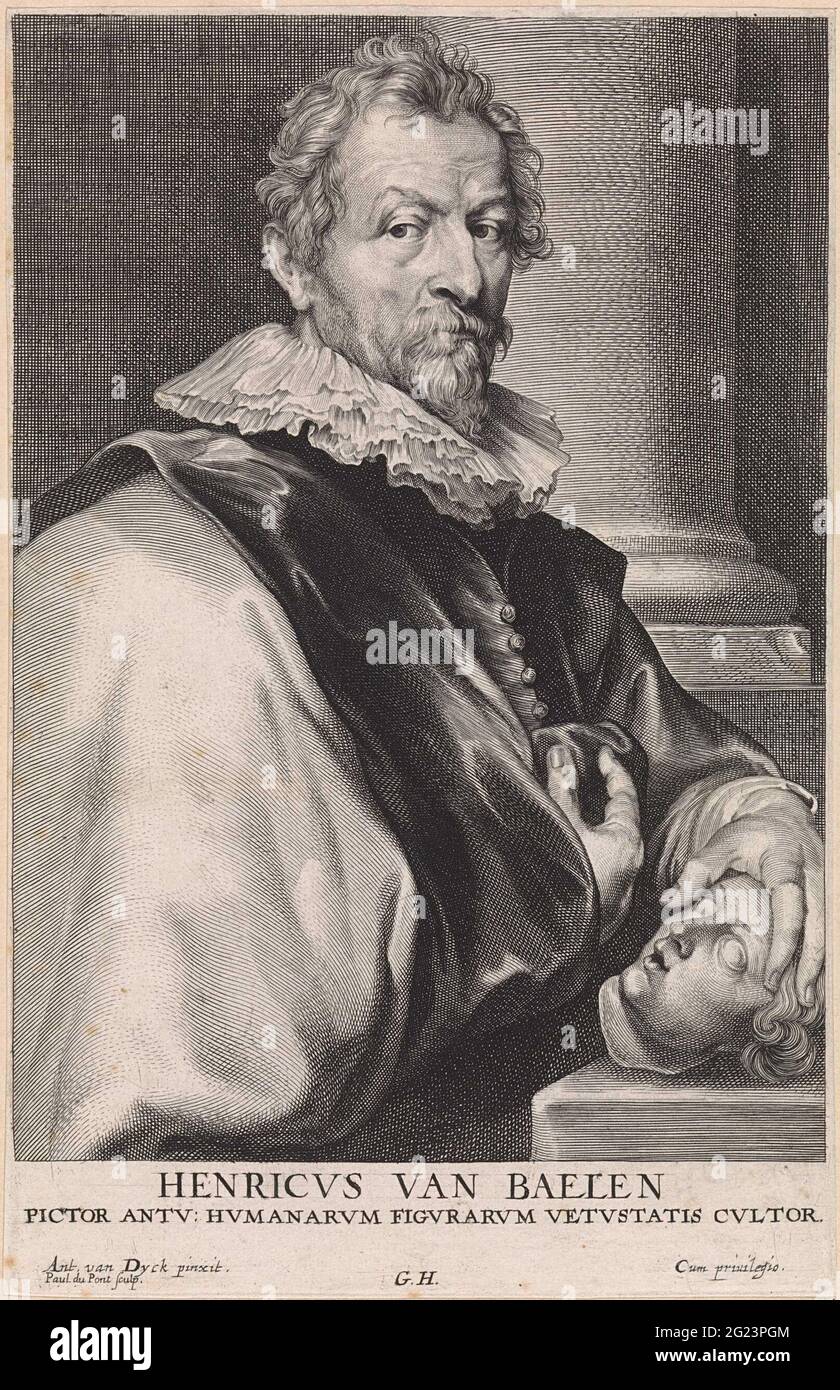 Portrait of the painter Hendrik van Balen (I Stock Photo - Alamy