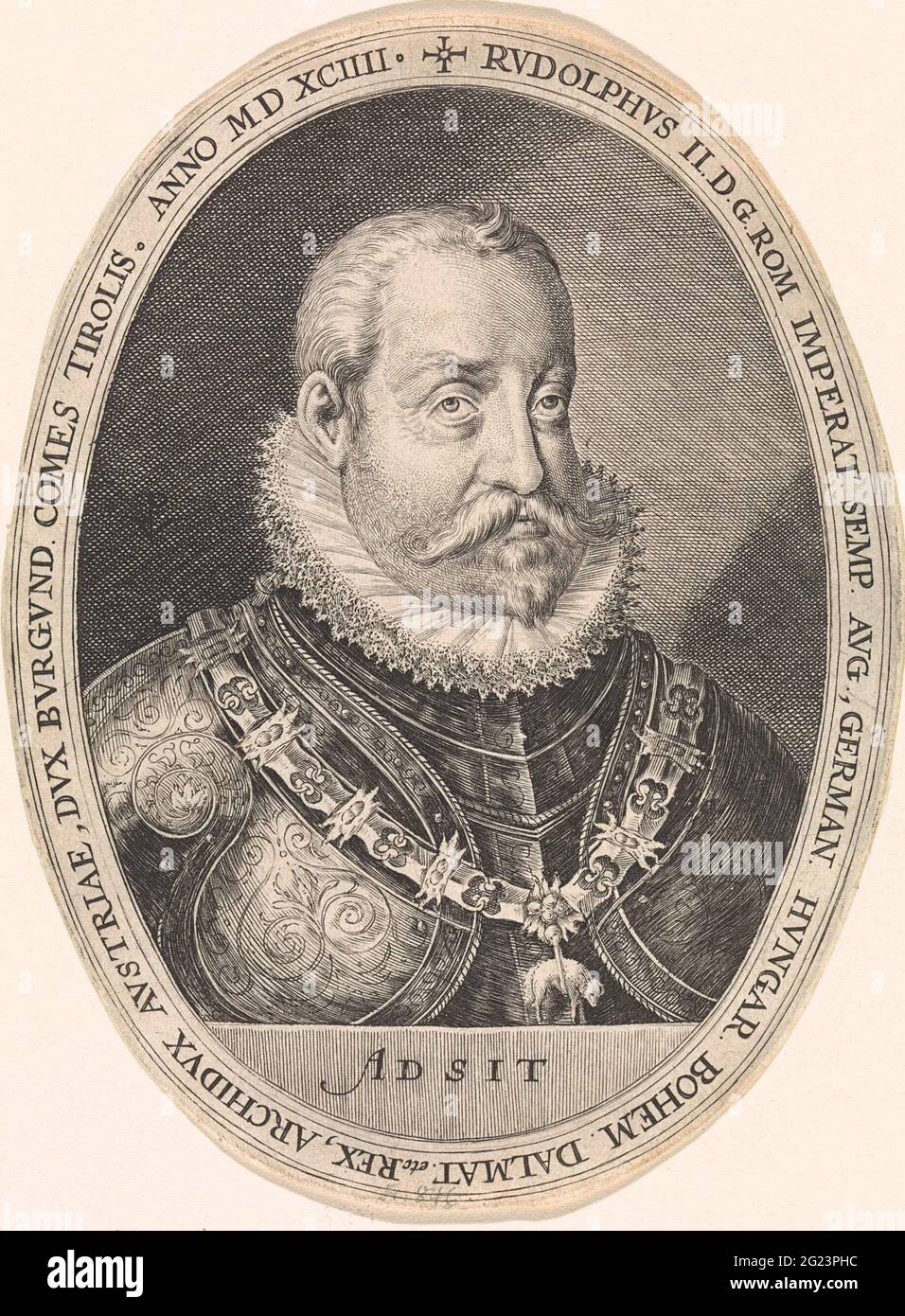 Portrait of Habsburg Rudolf II. Portrait of Rudolf II from Habsburg ...