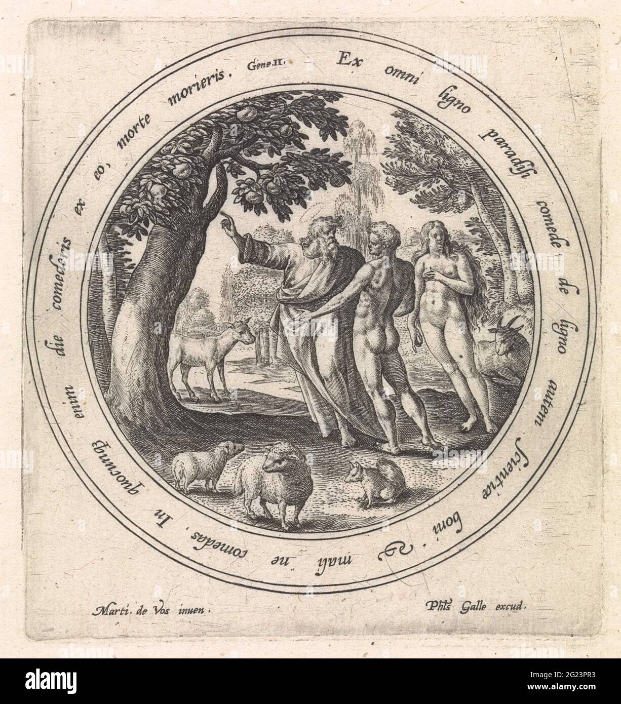 Adam's temptation and EVA in paradise; History of Adam and Eva. God ...