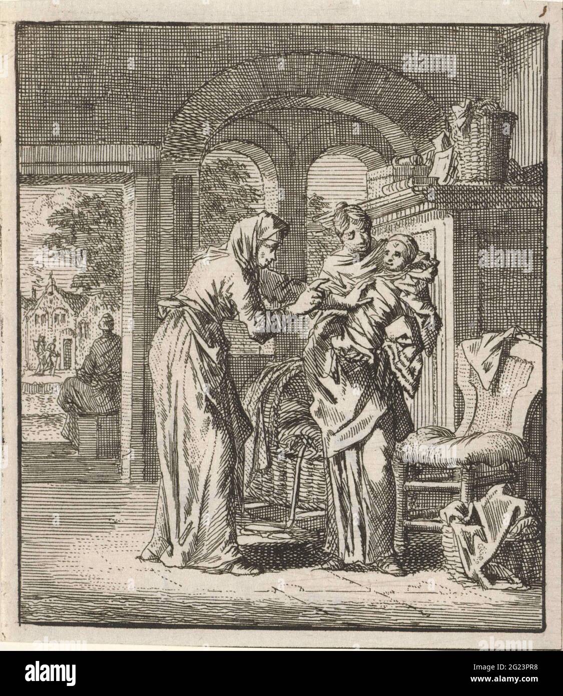 Mother shows infant child hi-res stock photography and images - Alamy