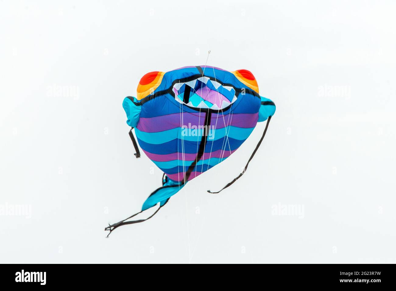 Large fish kite at the kite festival in Grand Haven Michigan Stock ...