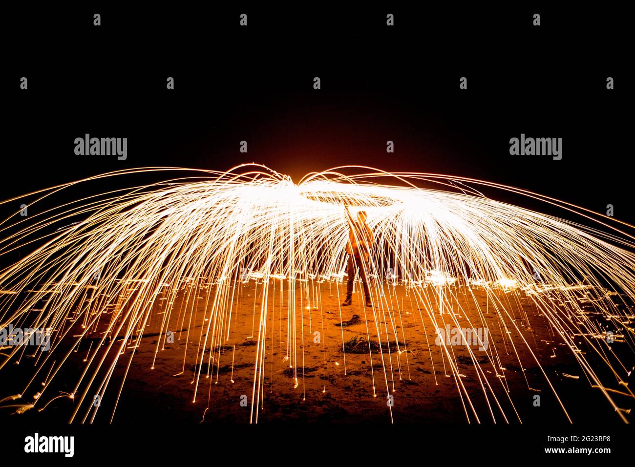 Spinning fire hi-res stock photography and images - Alamy
