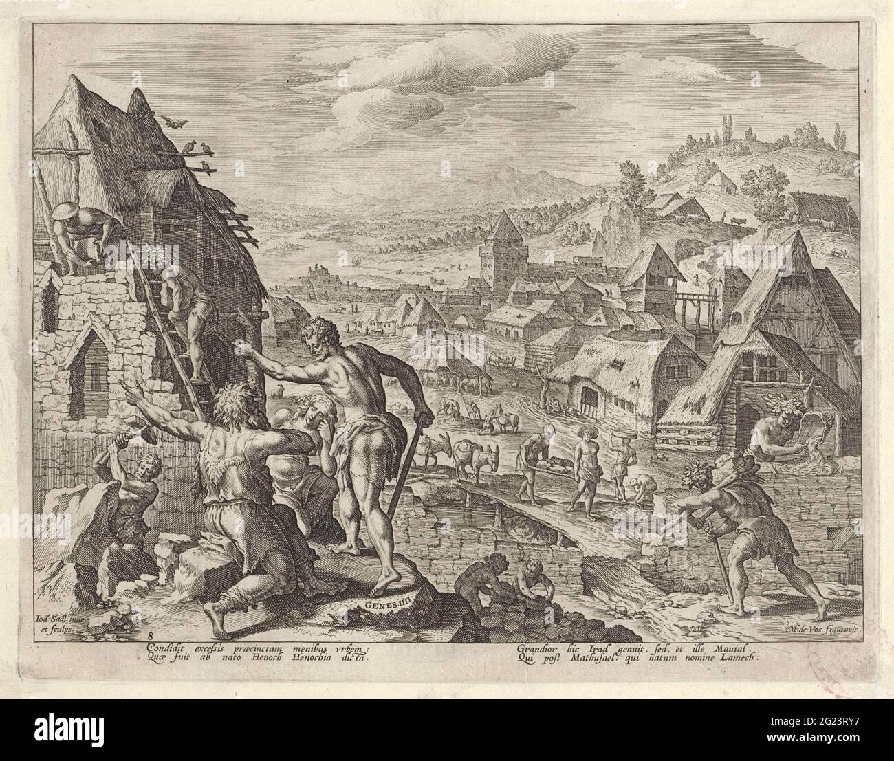 Cain builds the city of Enoch; History of the Van Cain family / about ...