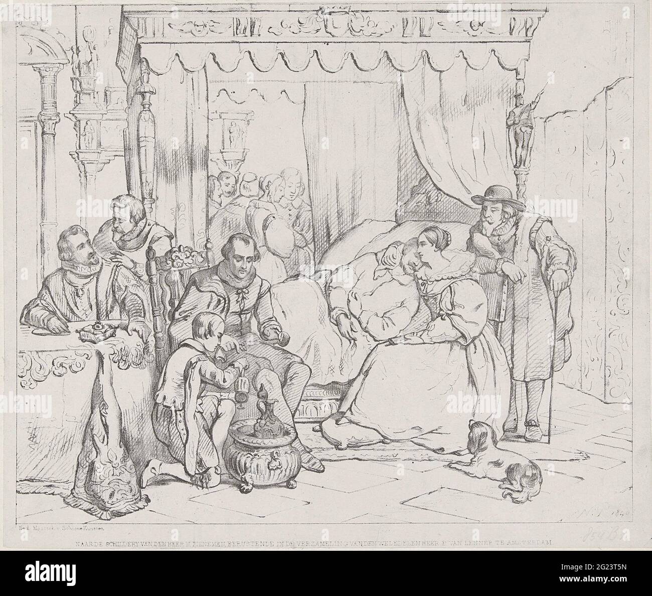 Prince Willem I, after the failed assassination attempt by Jean ...