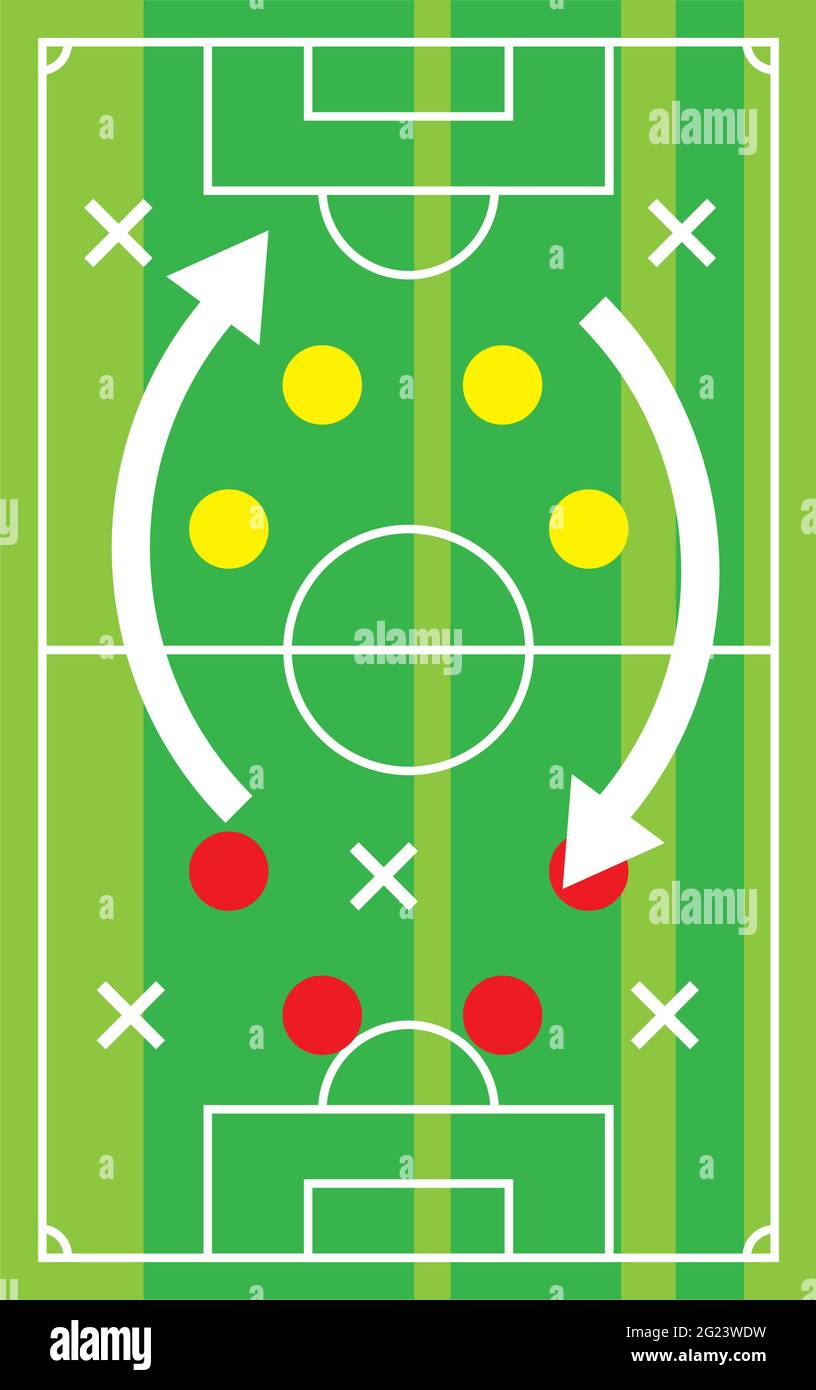 soccer field tactics Stock Vector Image & Art - Alamy