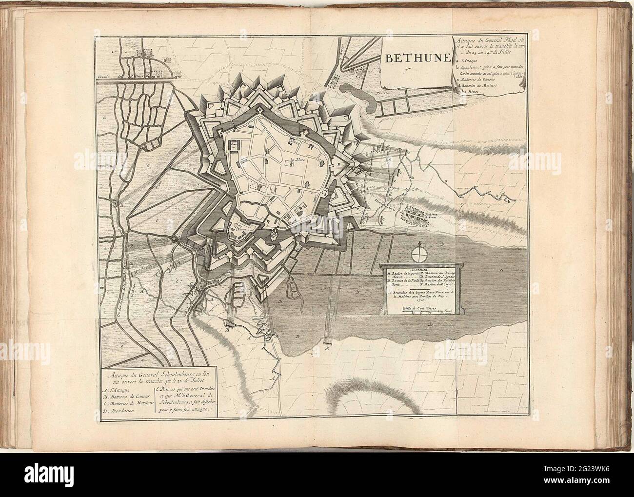 Bethune on a map hi-res stock photography and images - Alamy