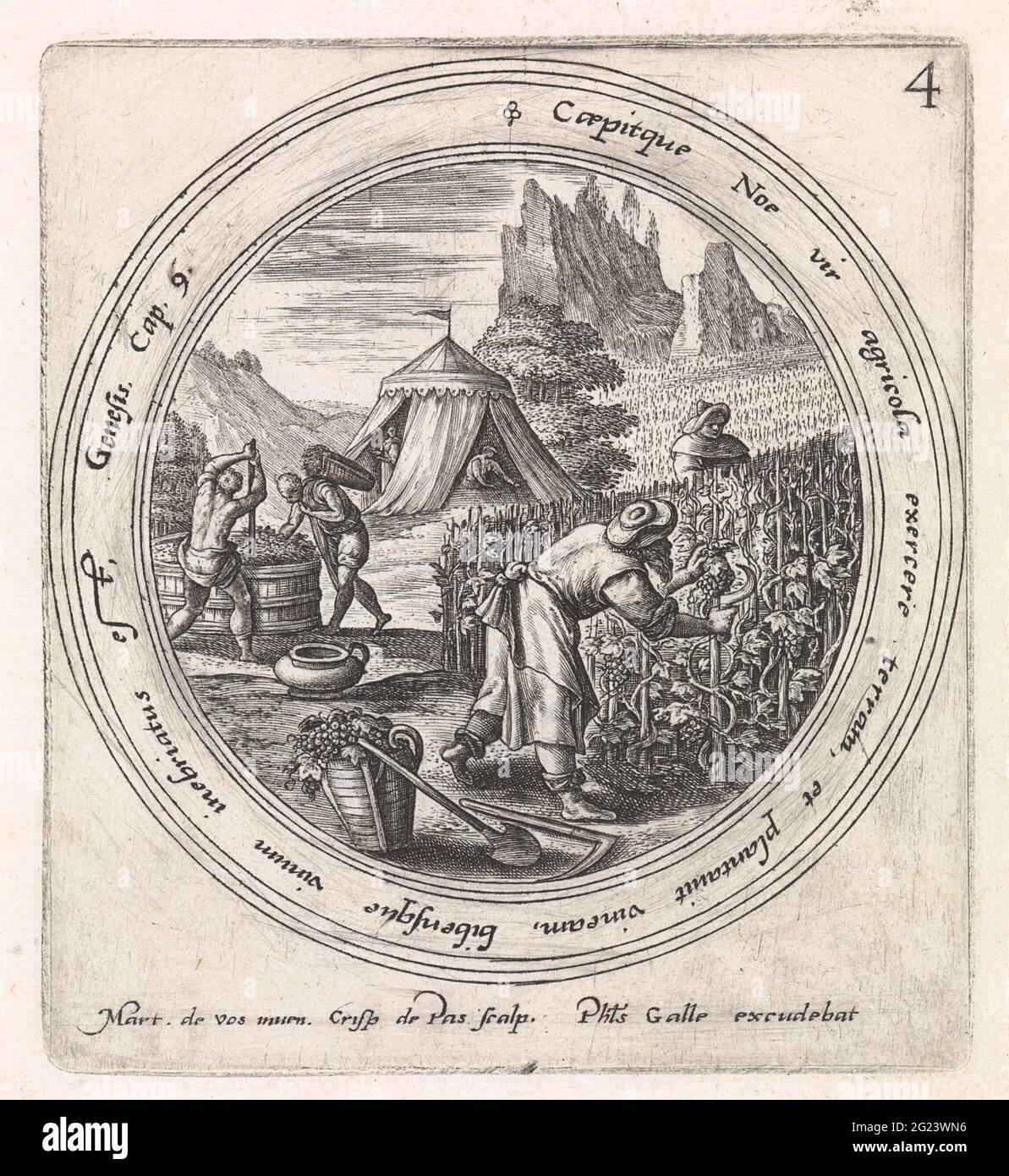 Noah puts a vineyard; History of Noah. Noah was a farmer and laid a ...