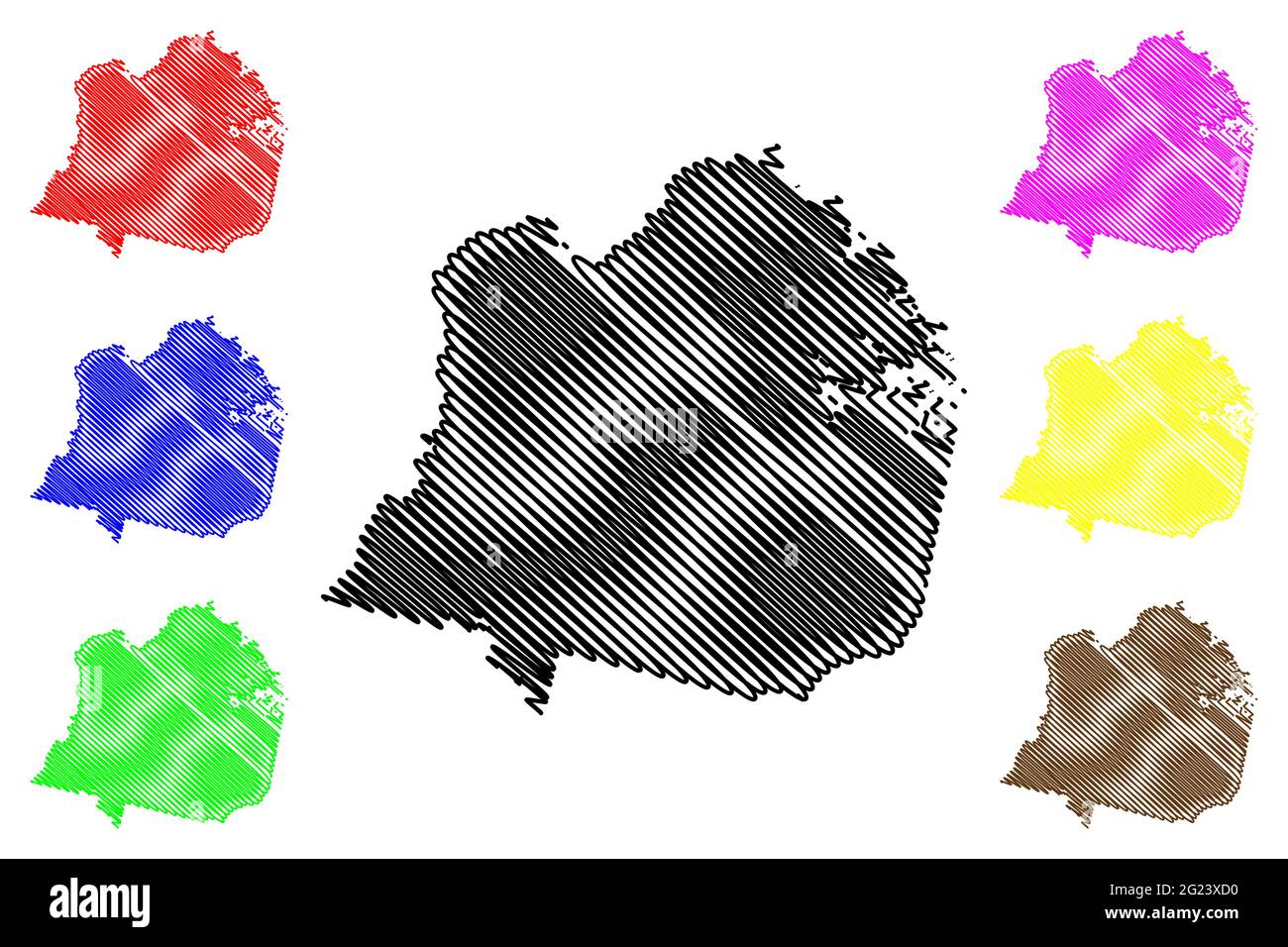 Franklin virginia map hi-res stock photography and images - Alamy