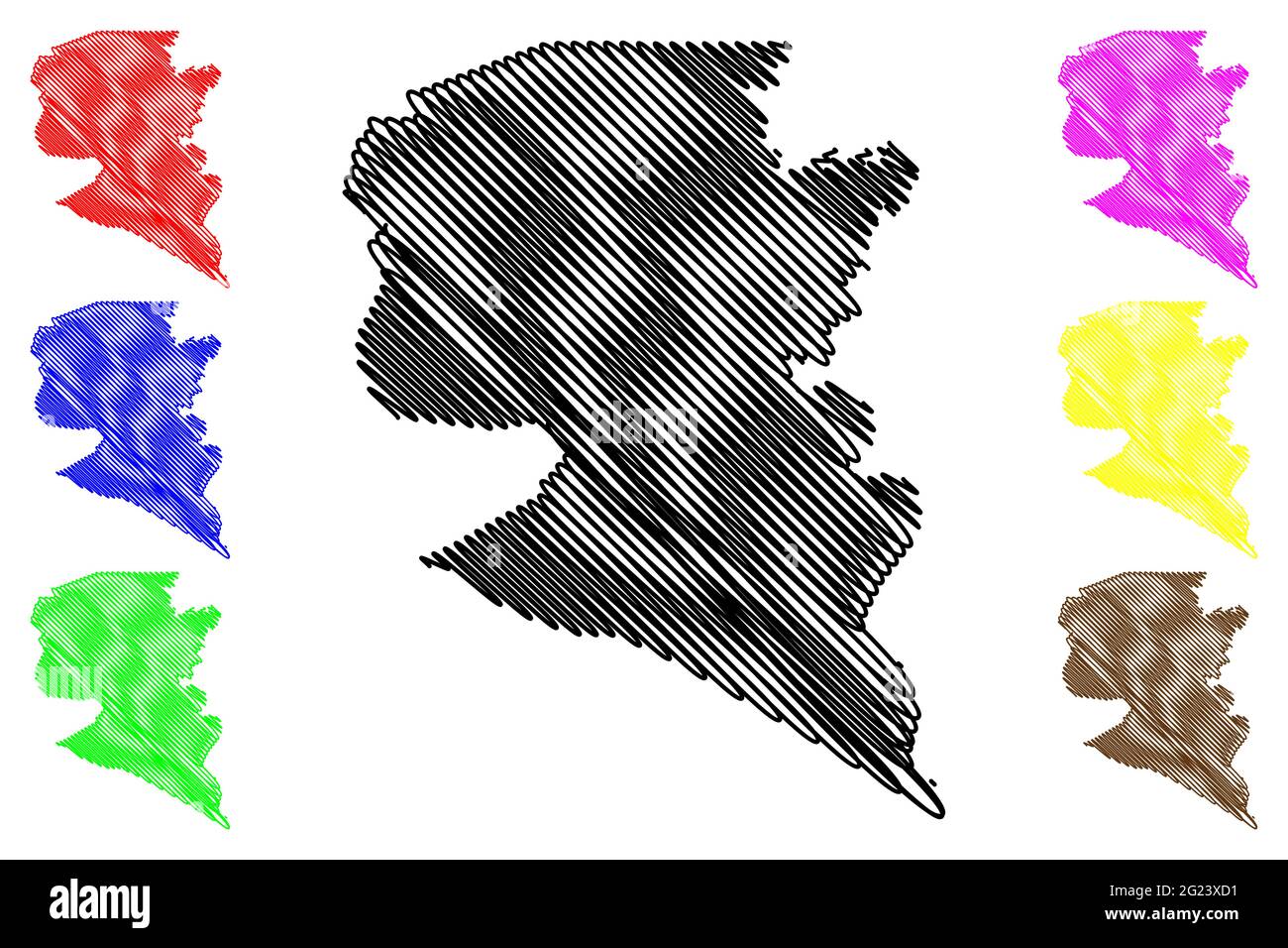 Franklin virginia map hi-res stock photography and images - Alamy