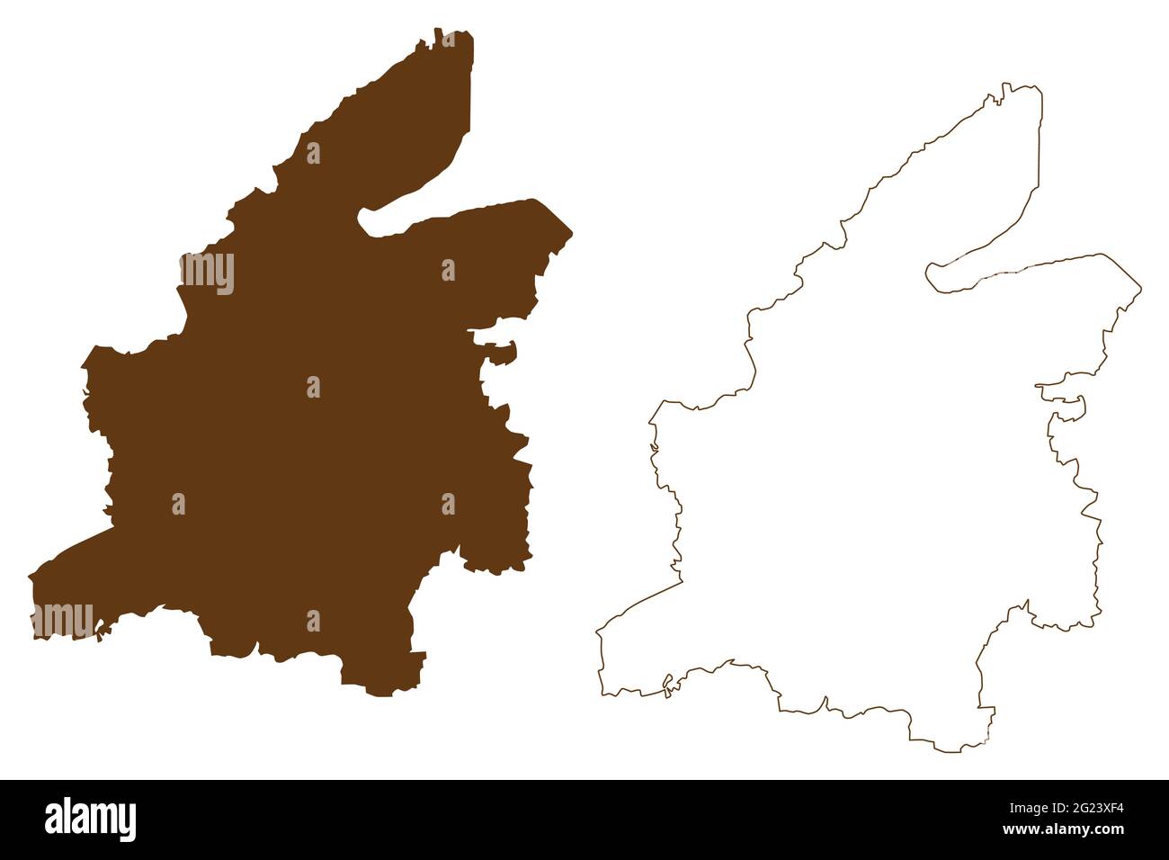 Rendsburg-Eckernforde district (Federal Republic of Germany, rural ...